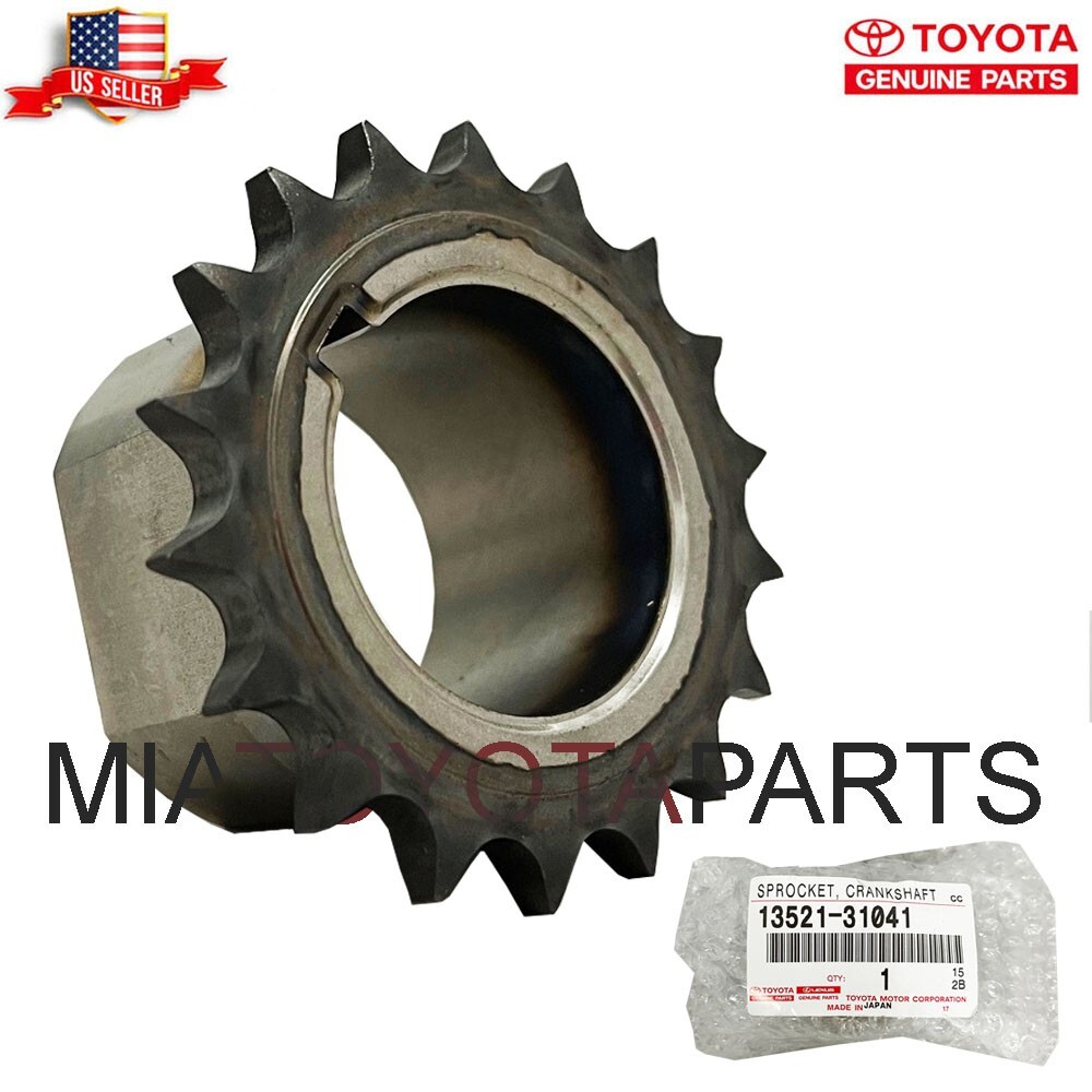Genuine Toyota OEM Gear Sprocket Crankshaft Timing 13521-31041 Made in ...