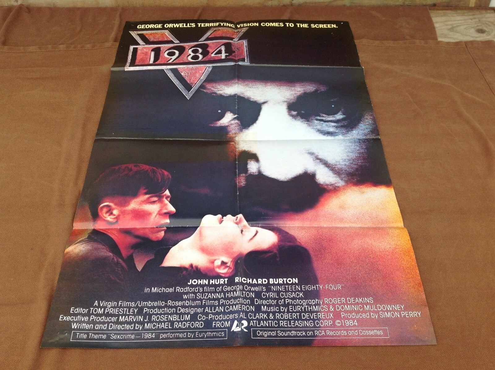 1984 "1984" Original Movie House Full Sheet Poster | eBay