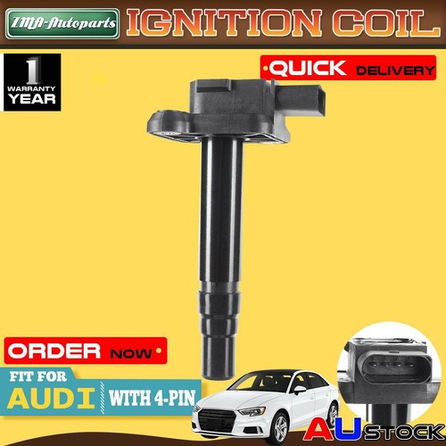 Ignition Coil for Audi A3 8L A6 A8 4D2 S3 S6 4B2 C5 S8 TT 8N 1.8L 4.2L ...