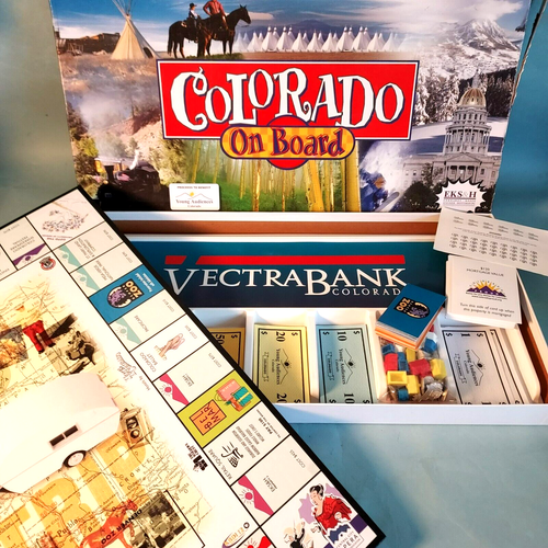 Colorado On Board Real Estate Board Game Monopoly Colorado Excellent ...