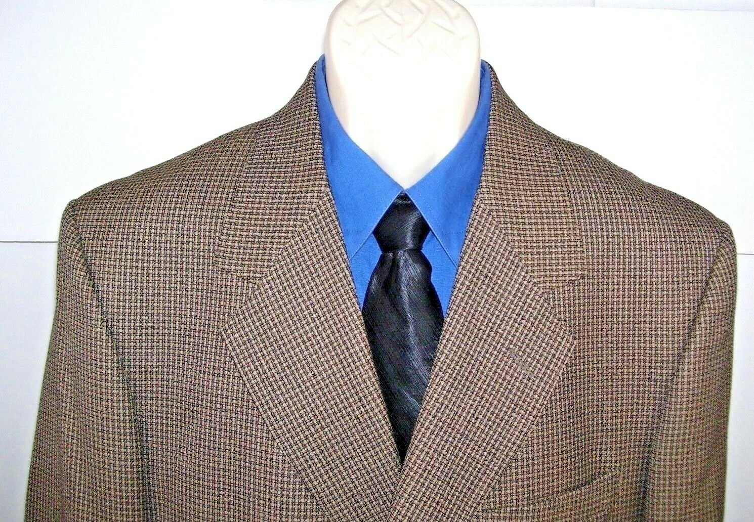 Henry Grethel Signature Collection Mens Brown Blazer 42 Long 100% ...