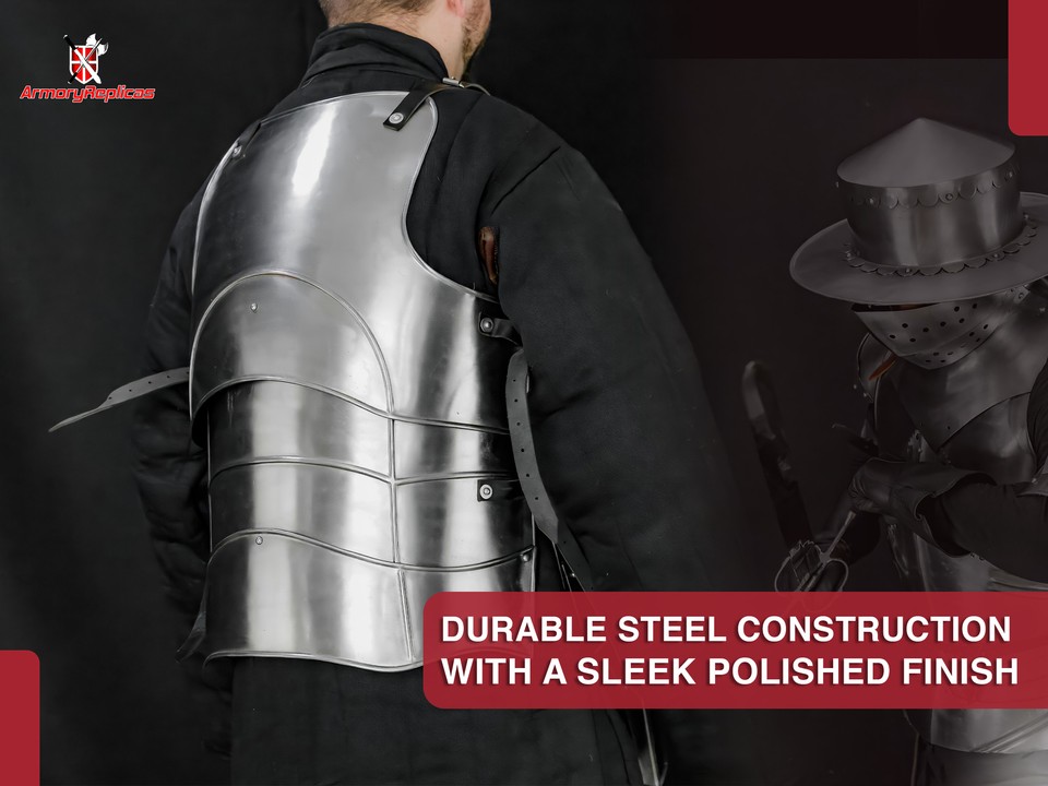 7 Piece Set Medieval Roman Conqueror Jousting 18G Knight Body Armor ...