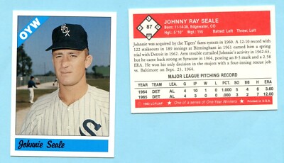 1979 One Year Winners Baseball card # 87 Johnnie Seale -- White Sox | eBay