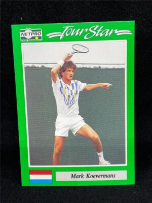 1991 Netpro Tour Stars #20 - MARK KOEVERMANS RC - ATP Tour - Tennis | eBay