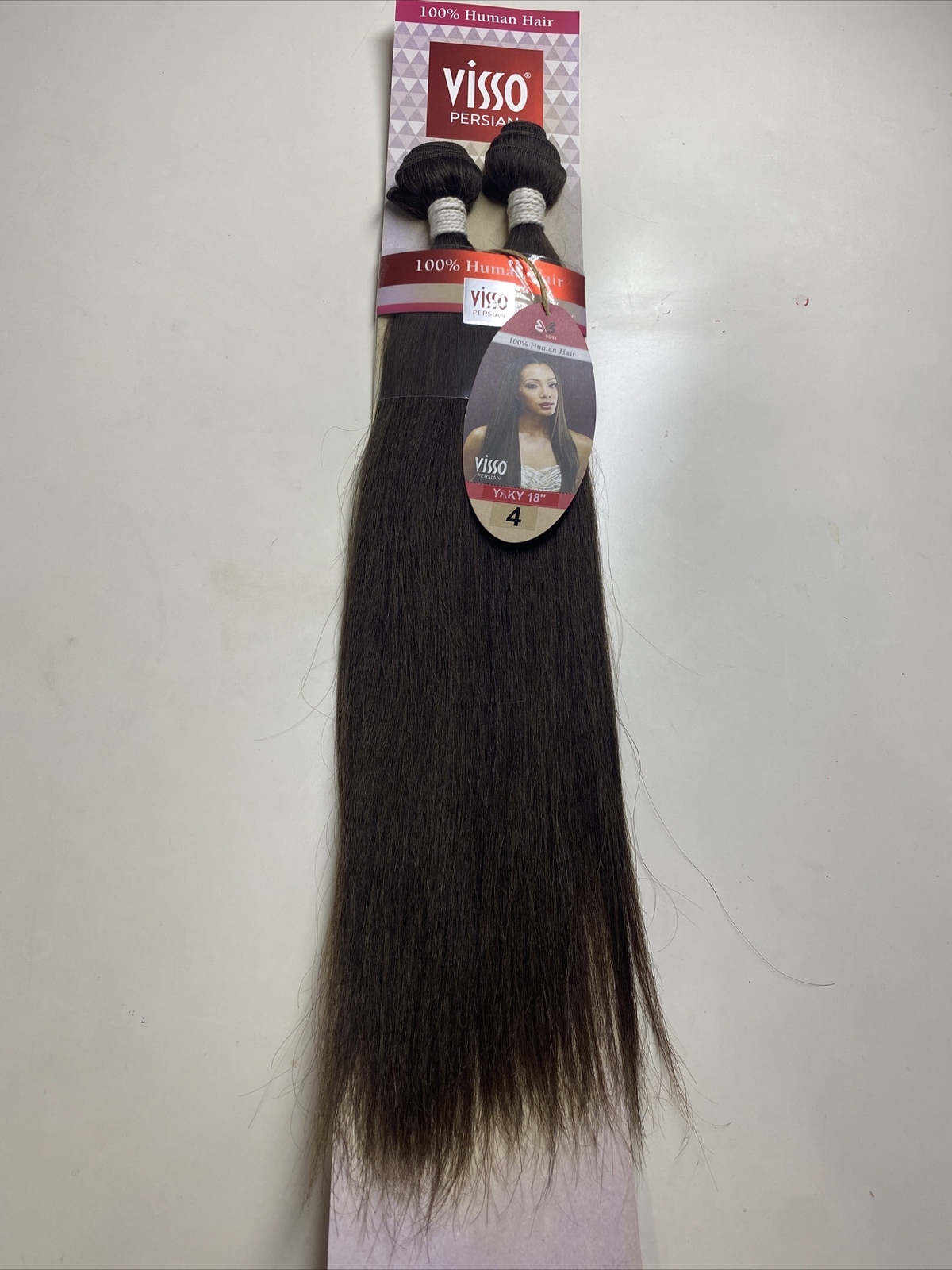 BOBBI_BOSS_ VISSO_HUMAN HAIR WEAVE_PERSIAN YAKI_18"_#4 | eBay