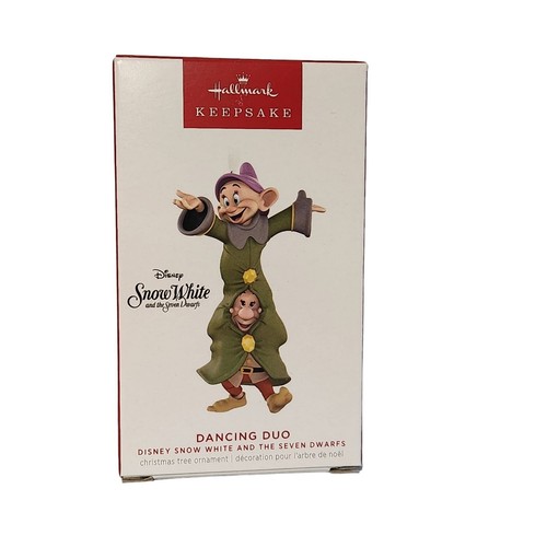 2023 Hallmark Disney Snow White & Seven Dwarfs Dancing Duo Ornament IOB ...