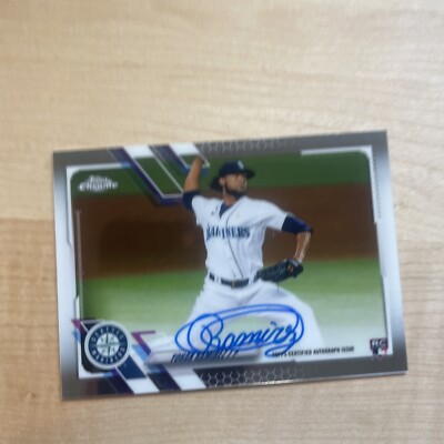 2021 Topps Chrome Baseball #RA-YR Yohan Ramirez Auto Autograph Rookie ...