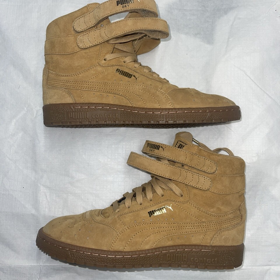 PUMA Sky II High Nbk Women’s Camel Shoes Sneakers Boot Size 9.5 | eBay
