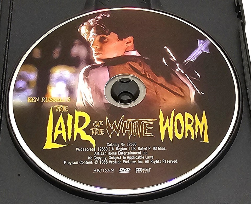 Lair of the White Worm DVD 2003 Hugh Grant Authentic Artisan First ...