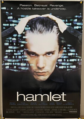 HAMLET DS ROLLED ORIGINAL ONE SHEET MOVIE POSTER ETHAN HAWKE (2000) | eBay