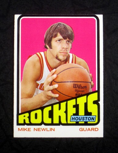 1972 TOPPS SET BREAK Mike Newlin Rookie RC #128 Houston Rockets EX-MT ...