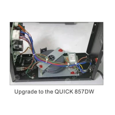 QUICK 857DW+ Adjustable Hot Air Gun Welding Bench Heater