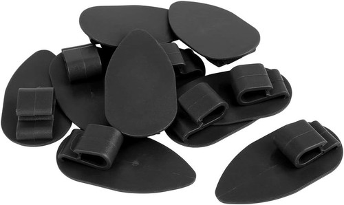 Universal Black Car Floor Mat Clips - 10 Pack of Easy Install Anti-Slip ...
