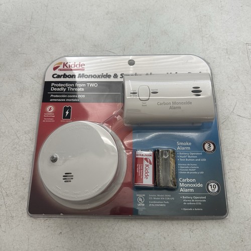 Kidde Smoke Alarm and Carbon Monoxide 10 Year Combo Pack Models New ...