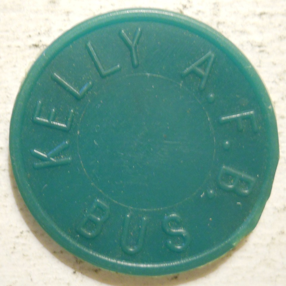 Kelly Air Force Base Bus (San Antonio, Texas) transit token - TX810H | eBay