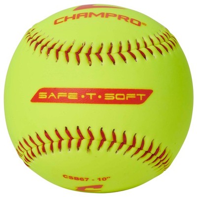 Champro 10" Safe-T-Soft Softball - Dozen | eBay