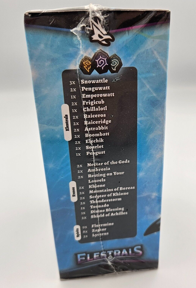 Elestrals TCG: Frostfall 1st Edition Starter Deck - Emperowatt | eBay