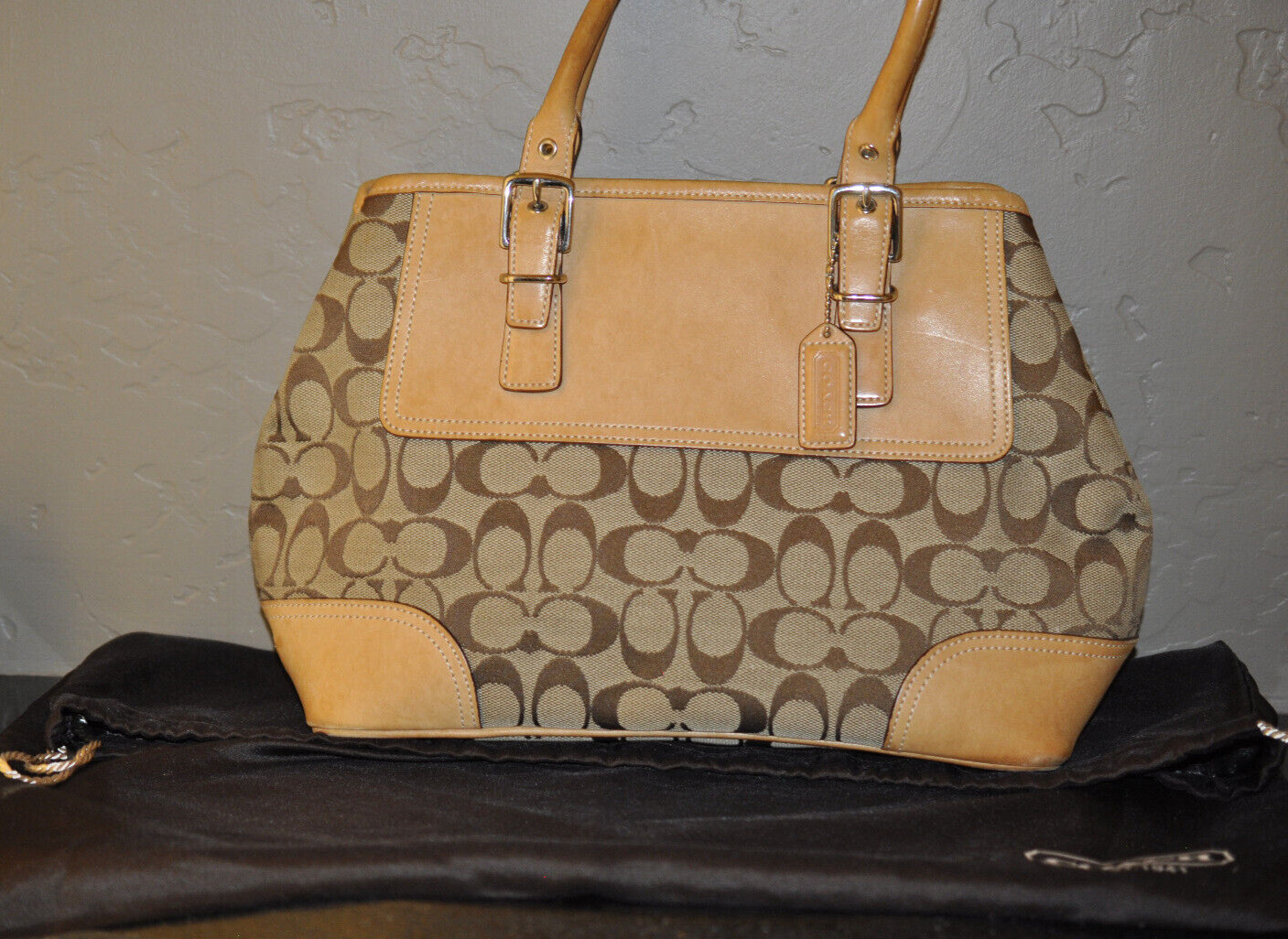 Coach Jacquard Signature Style 6366 Bag - Gem