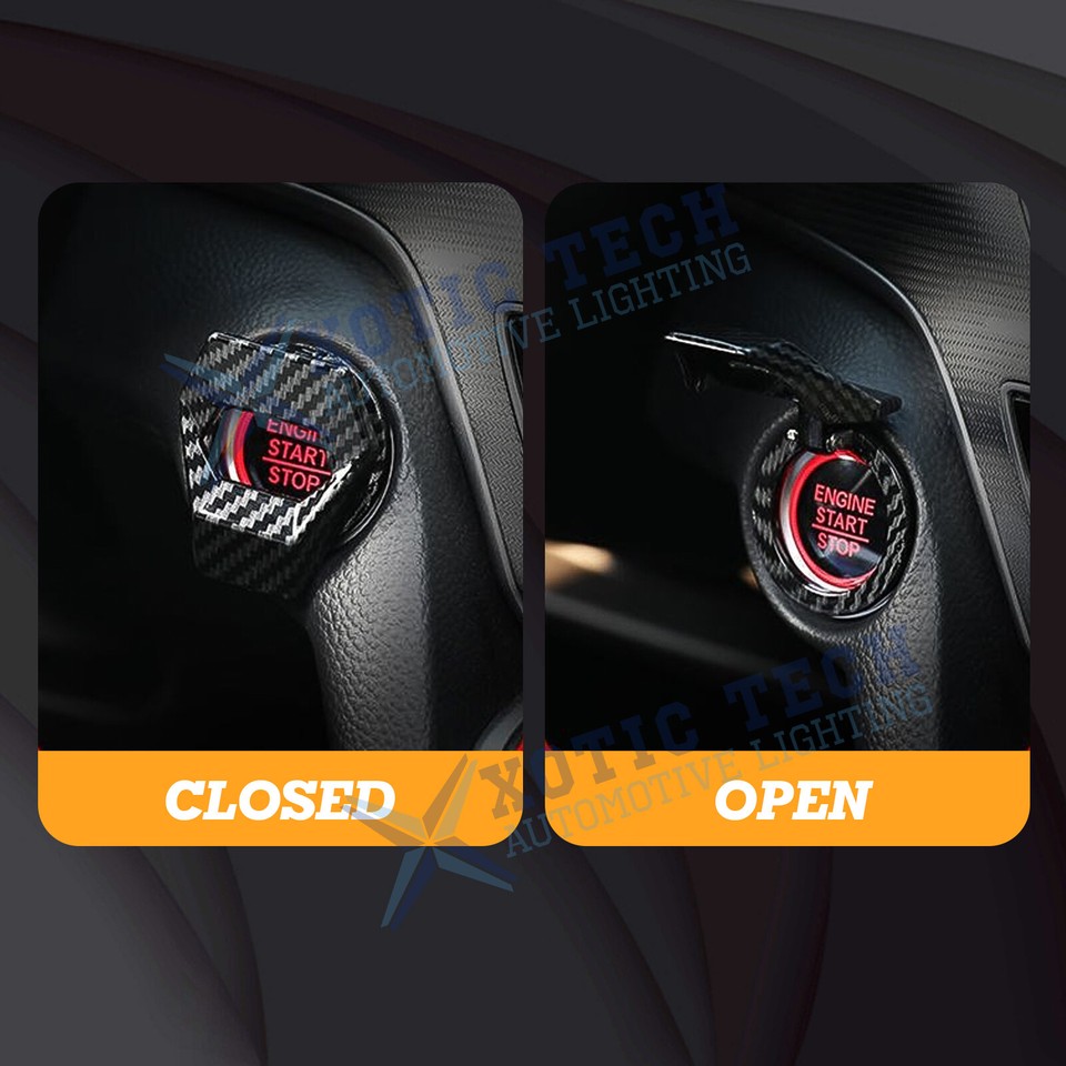 Universal Car Engine Start Stop Push Button Cap Switch Cover Decorative ...