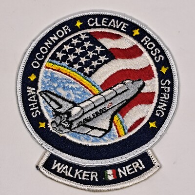 NASA Space Shuttle Atlantis STS-61B Walker Neri Shaw Ross Embroidered Patch | eBay