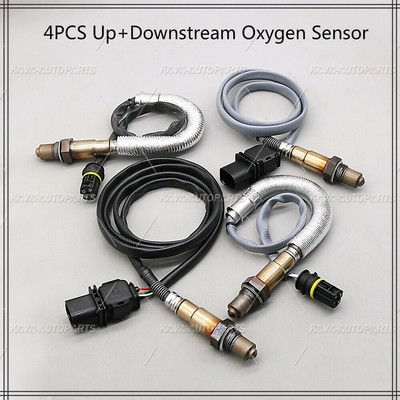 4PCS Up+Downstream Oxygen O2 Sensor For BMW E82 E90 E91 128i 328i 328i ...