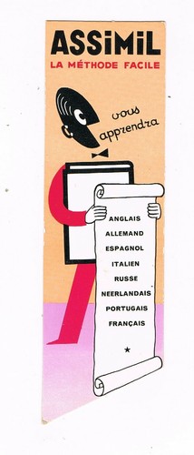 ASSIMIL LA MÉTHODE FACILE - MARQUE-PAGES DE COLLECTION - TRÈS BON ÉTAT ...