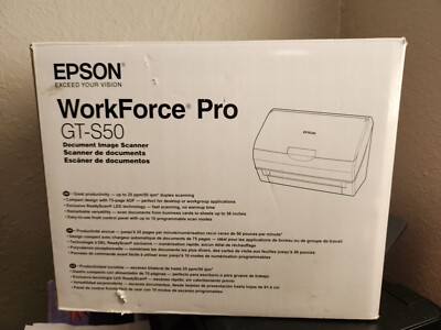 Epson WorkForce Pro GT-S50 Color Duplex Scanner tested working ...