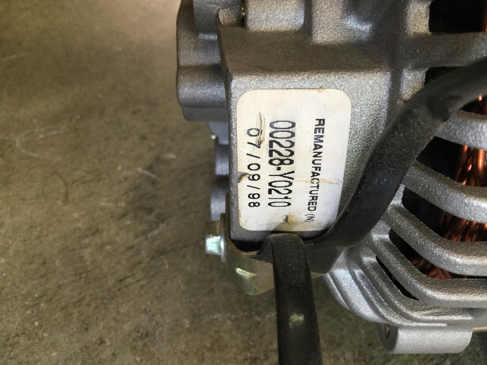 Dodge Stealth Hyundai Sonata Mitsubishi, Mando 00228-Y0210 Alternator ...