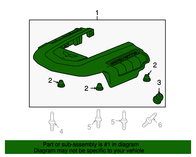 2009-2013 Chevy Corvette C6 ZR1 LS9 Supercharged Engine Cover OEM GM ...