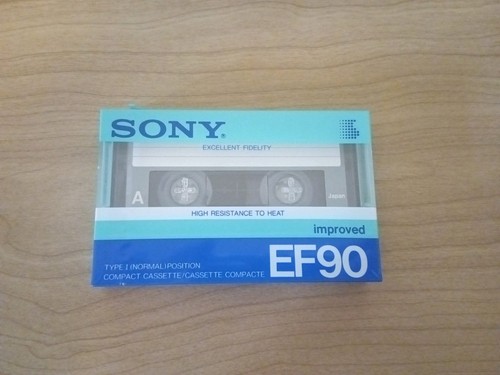 1 Sony Super EF90 Audiokassette Leerkassette NEU – OVP ungeöffnet | eBay.de