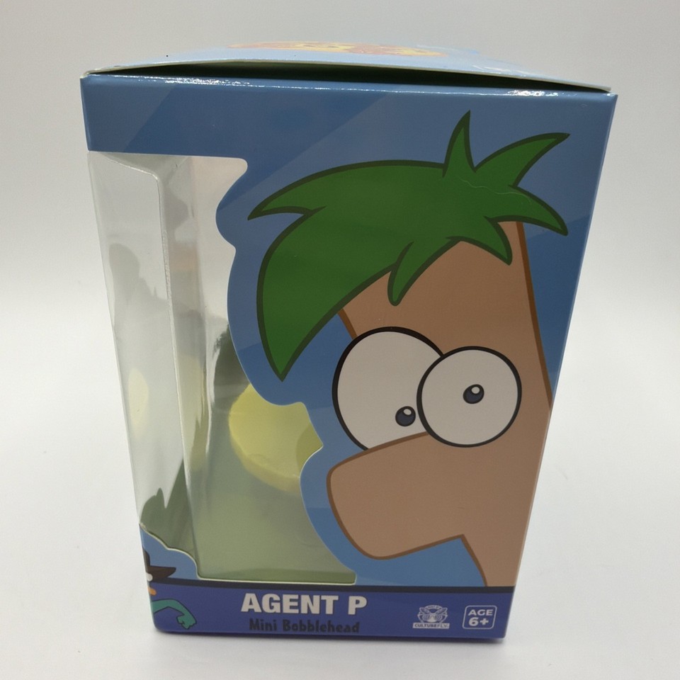 Disney Phineas & Ferb Culturefly Mini Bobblehead – Agent P NIB | eBay