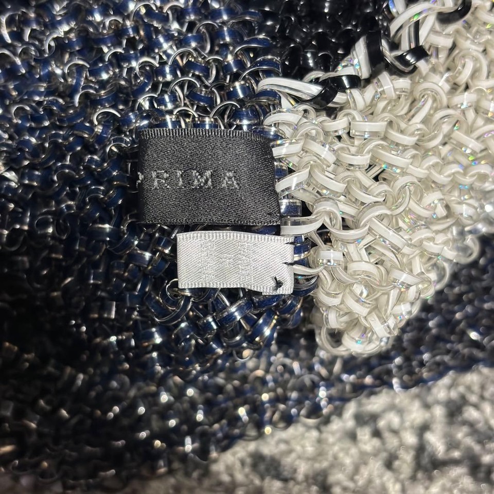 ANTEPRIMA Animale Cat Wireback Handbag Black Silver Gold Limited ...