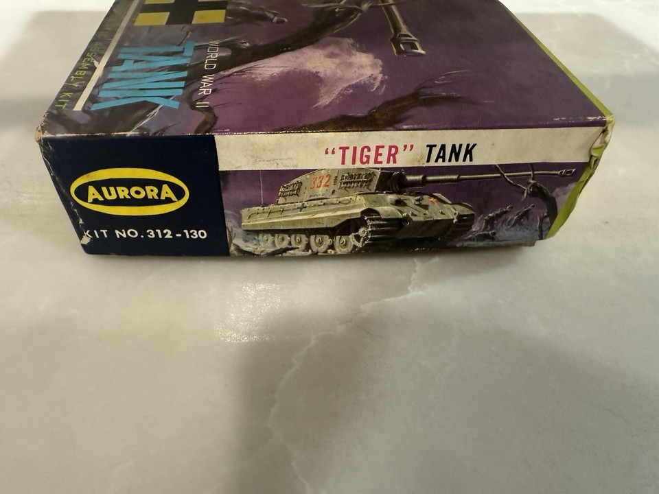 Aurora German TIGER TANK Kit #312-130 - RARE / VINTAGE | eBay
