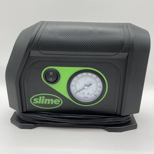 slime 12V Digital Tire Inflator Fast Inflation LED Light Compact Air ...
