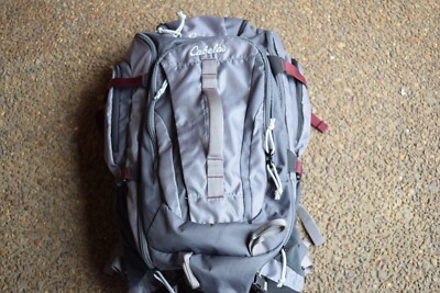 CABELA'S HIKING CAMPING BACKPACK LUMBAR SUPPORT INTERNAL FRAME LARGE SZ ...