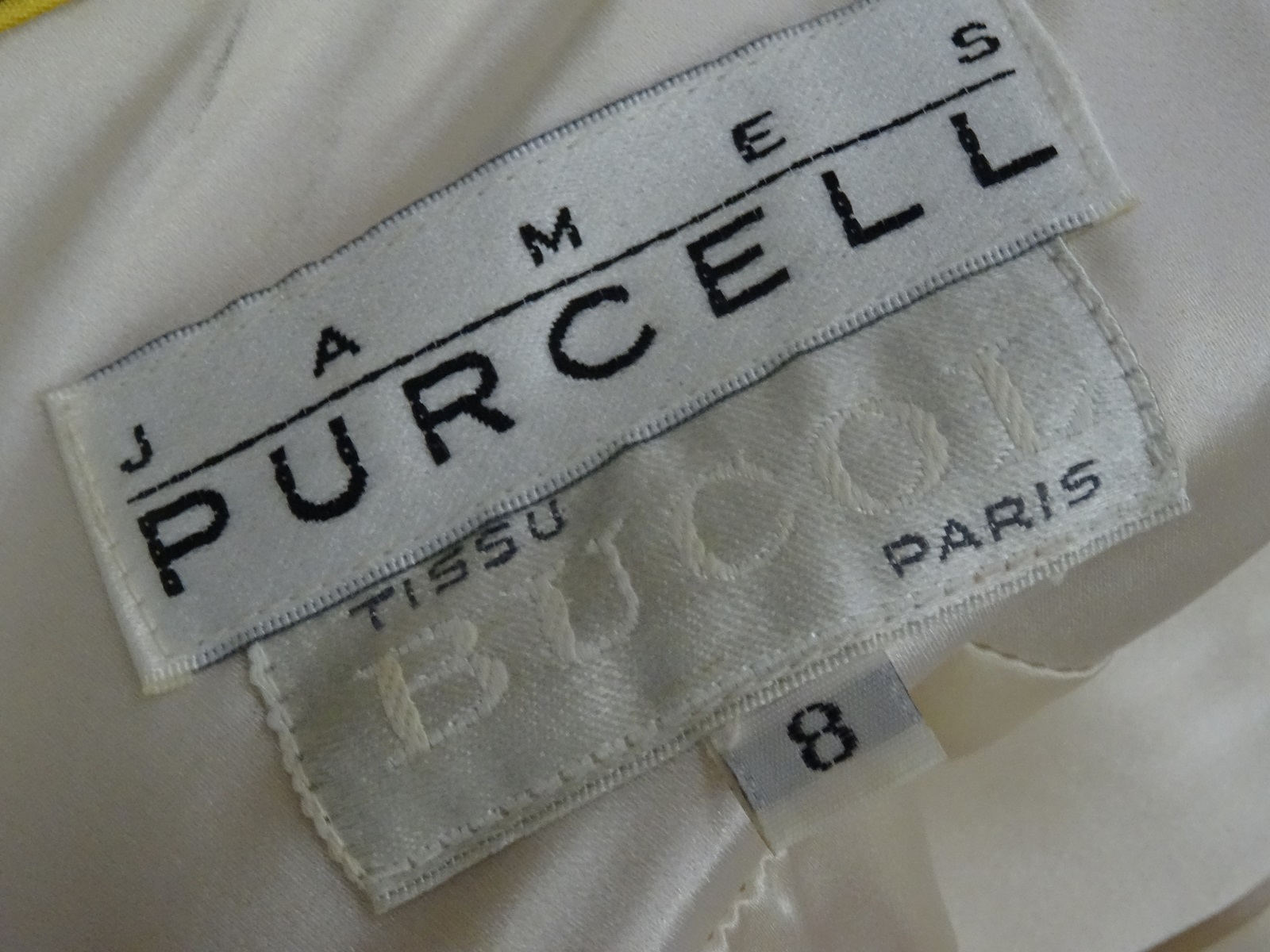 OUTRAGEOUSLY CHIC VINTAGE JAMES PURCELL TISSU BUCOI COCKTAIL HIGH WAIST ...