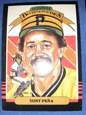 1985 Donruss - Diamond Kings Tony Pena #24 DIAMOND KINGS PEREZ STEELE ...