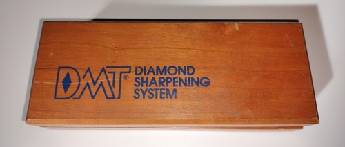 DMT Diamond Sharpening System Blue Sharpening 6in Stone With Wooden ...