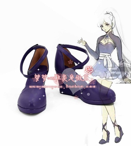 RWBY Weiss Schnee Cosplay Shoes High Heel Custom-made | eBay