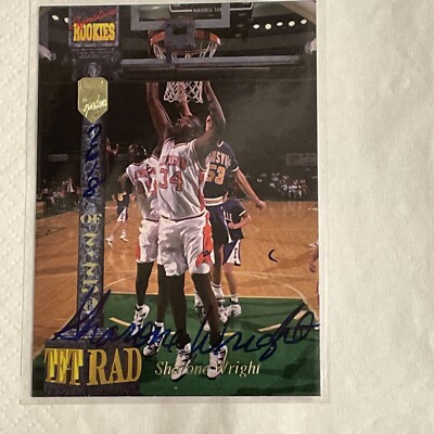 1994 Sharone Wright Auto Signature Rookies #/ed clemson tigers ...
