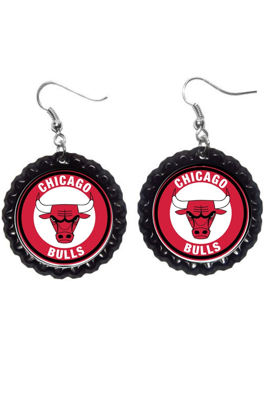 Chicago Bulls earrings earring set super cute pair of earrings | eBay
