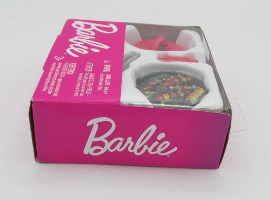 Barbie Accessory Pack Barbecue BBQ Accessories new in damaged packaging ...