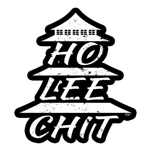 2 x Large Car Stickers - ho lee chit pogoda Decal Bumper Laptop Window ...