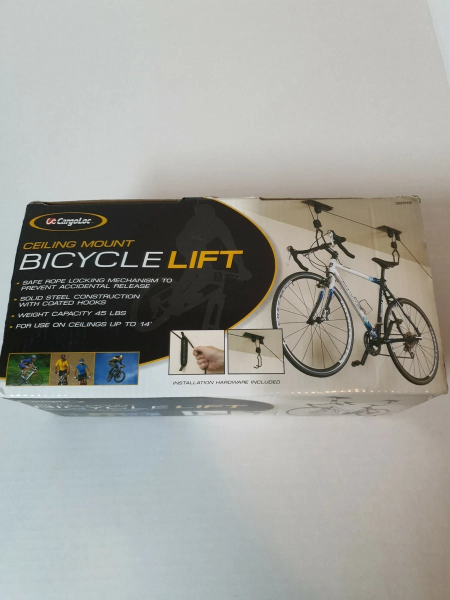 Cargoloc Ceiling Mount Bike Lift | Shelly Lighting