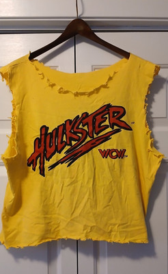 Vintage Official WWF Hulk Hogan ‘HULKSTER WCW’ Shredded Tank Rare! | eBay