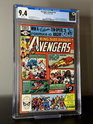 Avengers Annual #10 CGC 9.4 *1st Appearance of Rogue & Madelyn Pryor ...