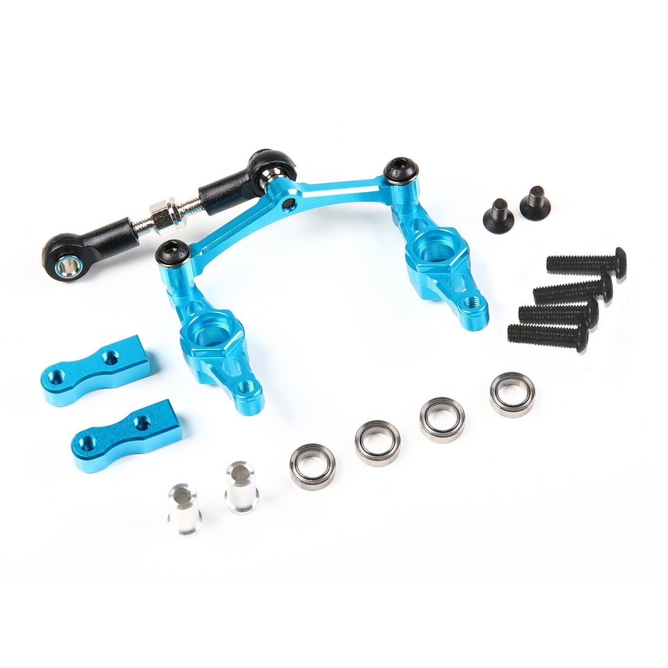 CNC Aluminum Crank Steering Arm with Bridge for 1/10 RC Car Tamiya TT02 ...