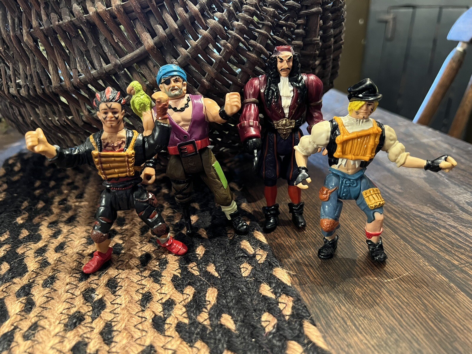 Hook Movie Action Figure Lot Of 4 Vintage 1991 Mattel Robin Williams ...