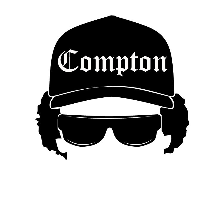 EAZY E vinyl decal N.W.A. Straight Outta Compton Ice Cube bumper ...
