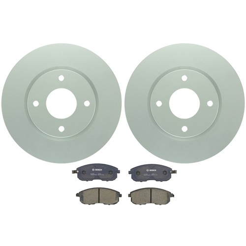 Bosch 2 Front Vented Rotors 280mm & Ceramic Disc Brake Pads Kit For ...